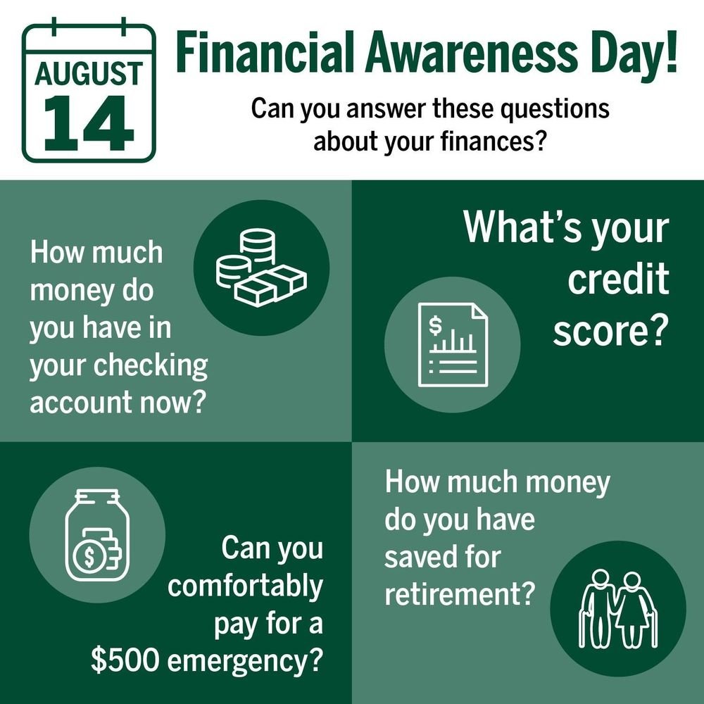Aug. 14 is Financial Awareness Day