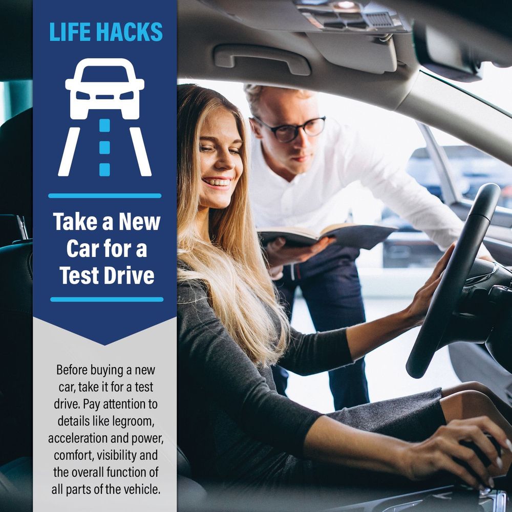 Take a New Car for a Test Drive