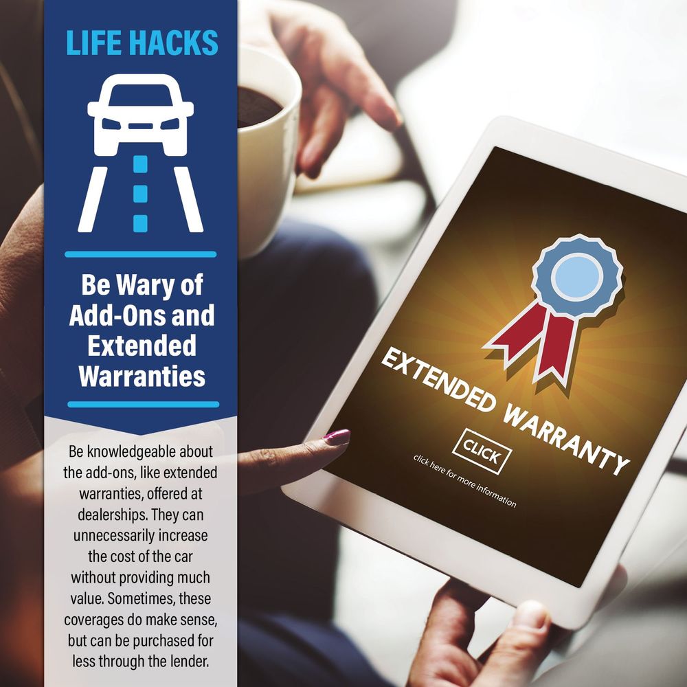 Be Wary of Add-Ons and Extended Warranties