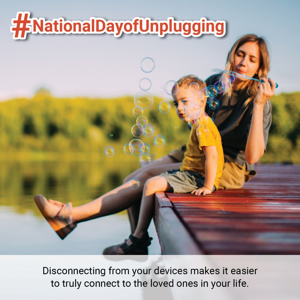 March 4 is #NationalDayofUnplugging