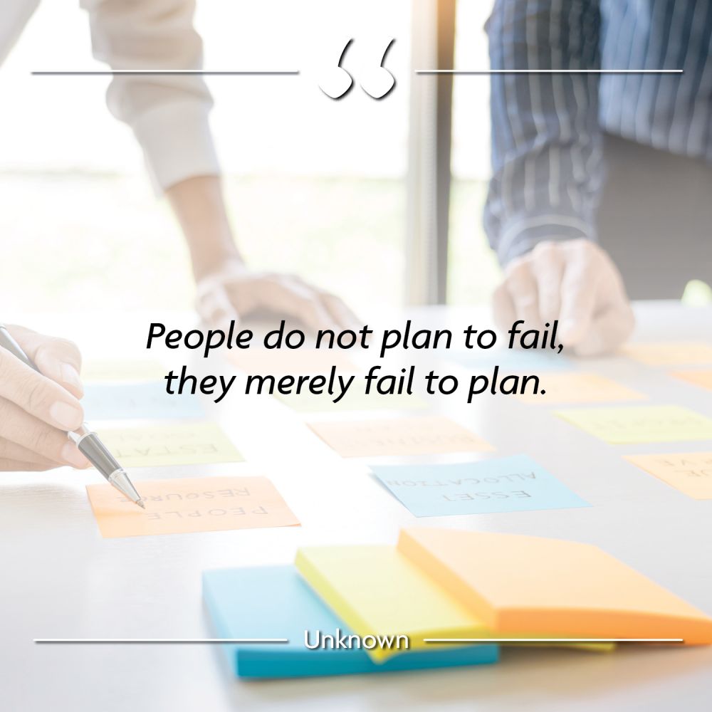 Of Failing and Planning