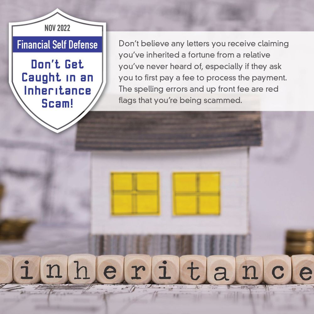 Don’t Get Caught in an Inheritance Scam!